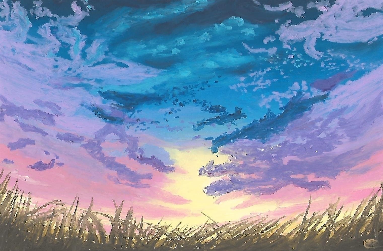 Digital Pastel Drawing | Digital Wall Art | Landscape and Scenery Gifts ...