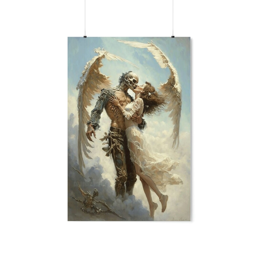 Reunited Gothic Poster Dnd Wall Art Sugar Skull Wall Art - Etsy