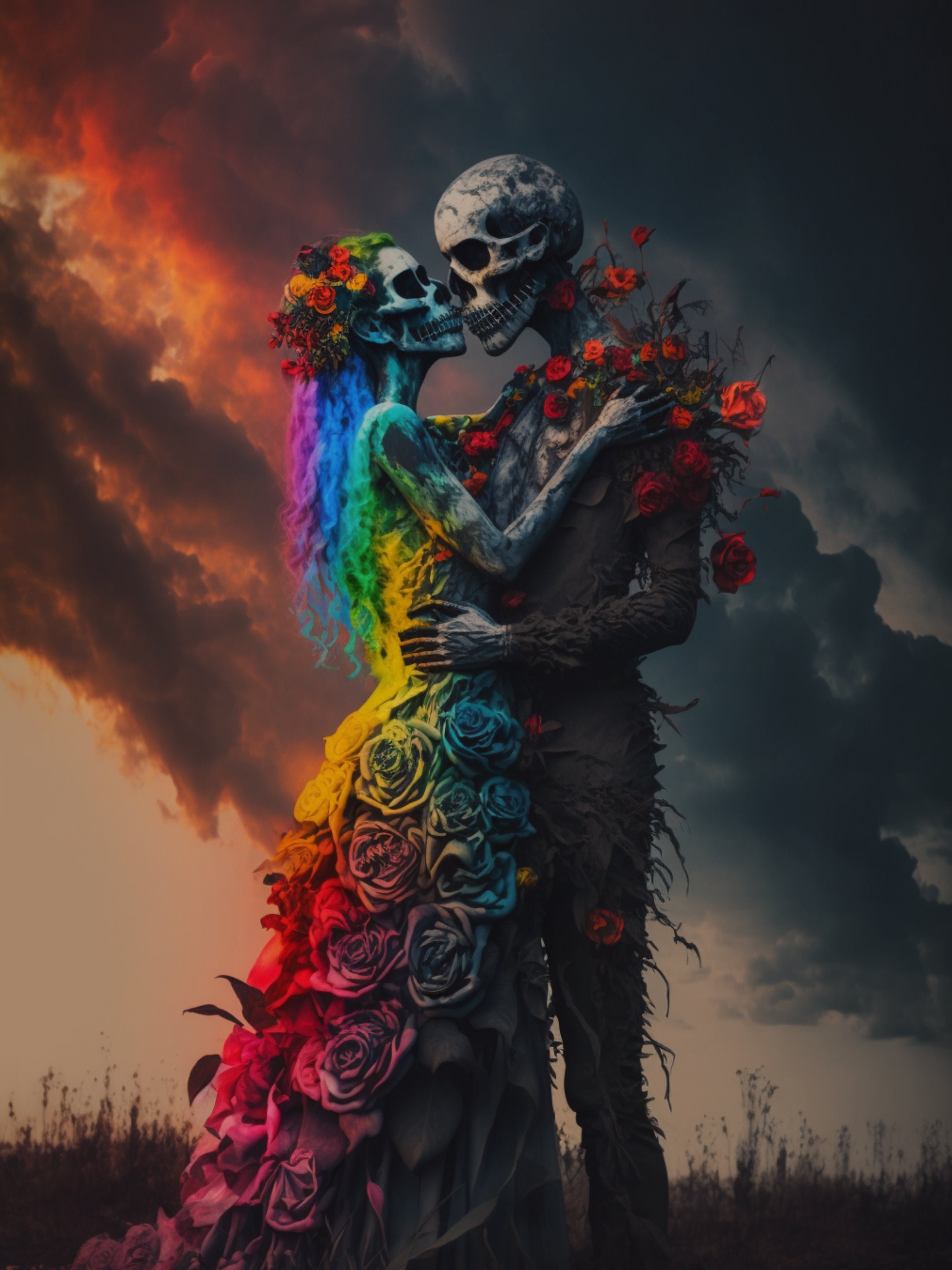 Forever Gothic Wall Art, Gothic Girl, Gothic Pin up Poster, Black and ...