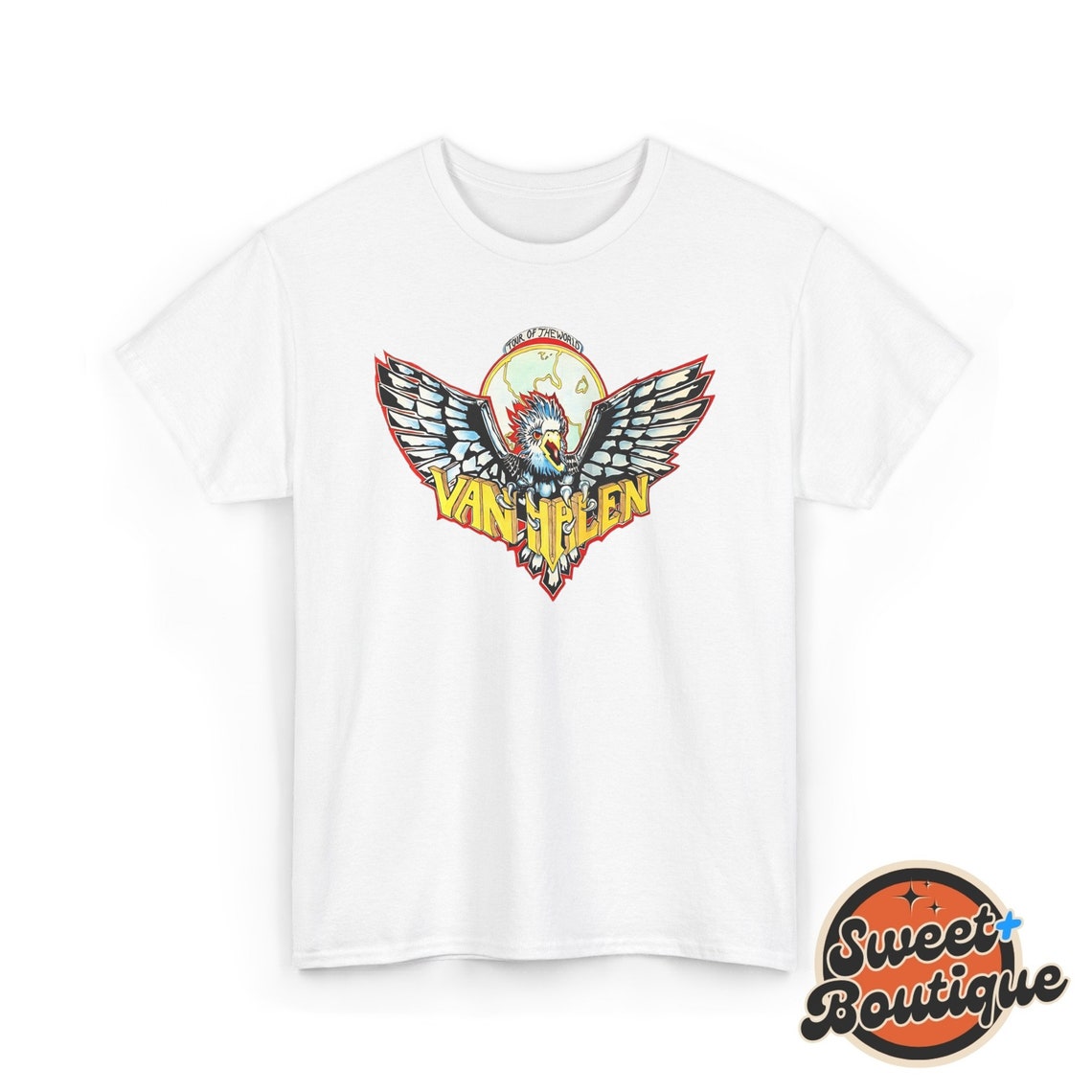Van Halen Tour of the World Shirt, Van Helen Vintage Shirt, Classic ...