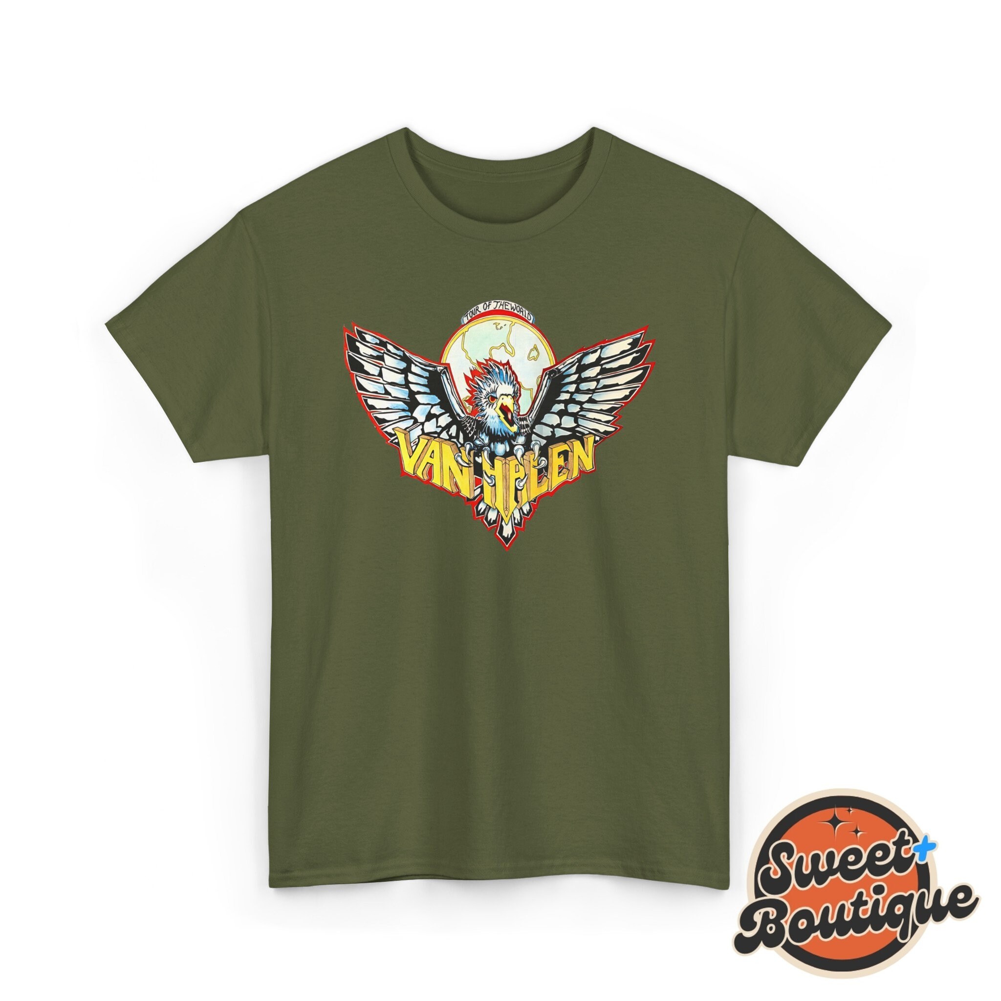 Van Halen Tour of the World Shirt, Van Helen Vintage Shirt, Classic ...