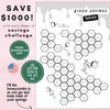 1p Saving Challenge, UK Saving Challenge Printable A3, A4, A5, A6 ...