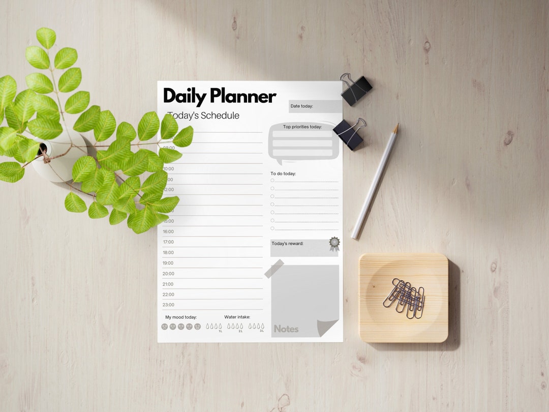 ADHD Planner Printable, ADHD Daily Planner Printable, ADHD Planner ...
