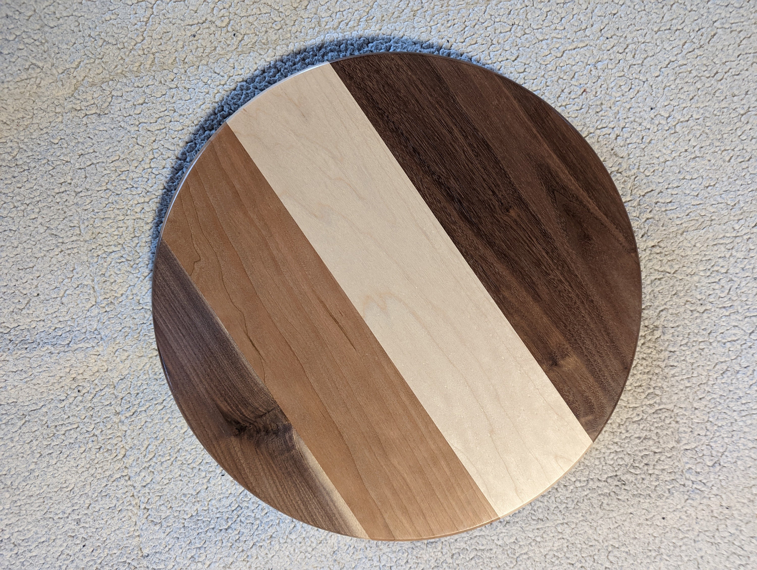 Handmade Lazy Susan Turntable, Walnut, Maple, Cherry Hardwood - Etsy