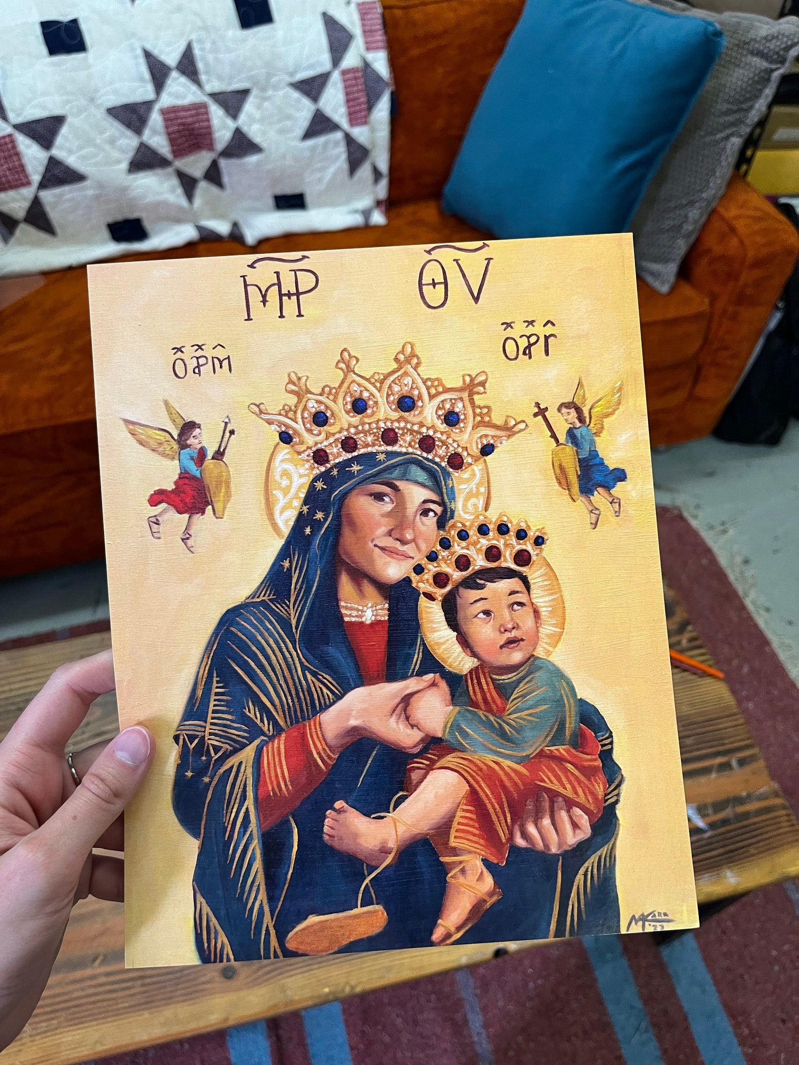 Our Lady of Perpetual Help Art Print | 3 Sizes | Catholic Art - Etsy