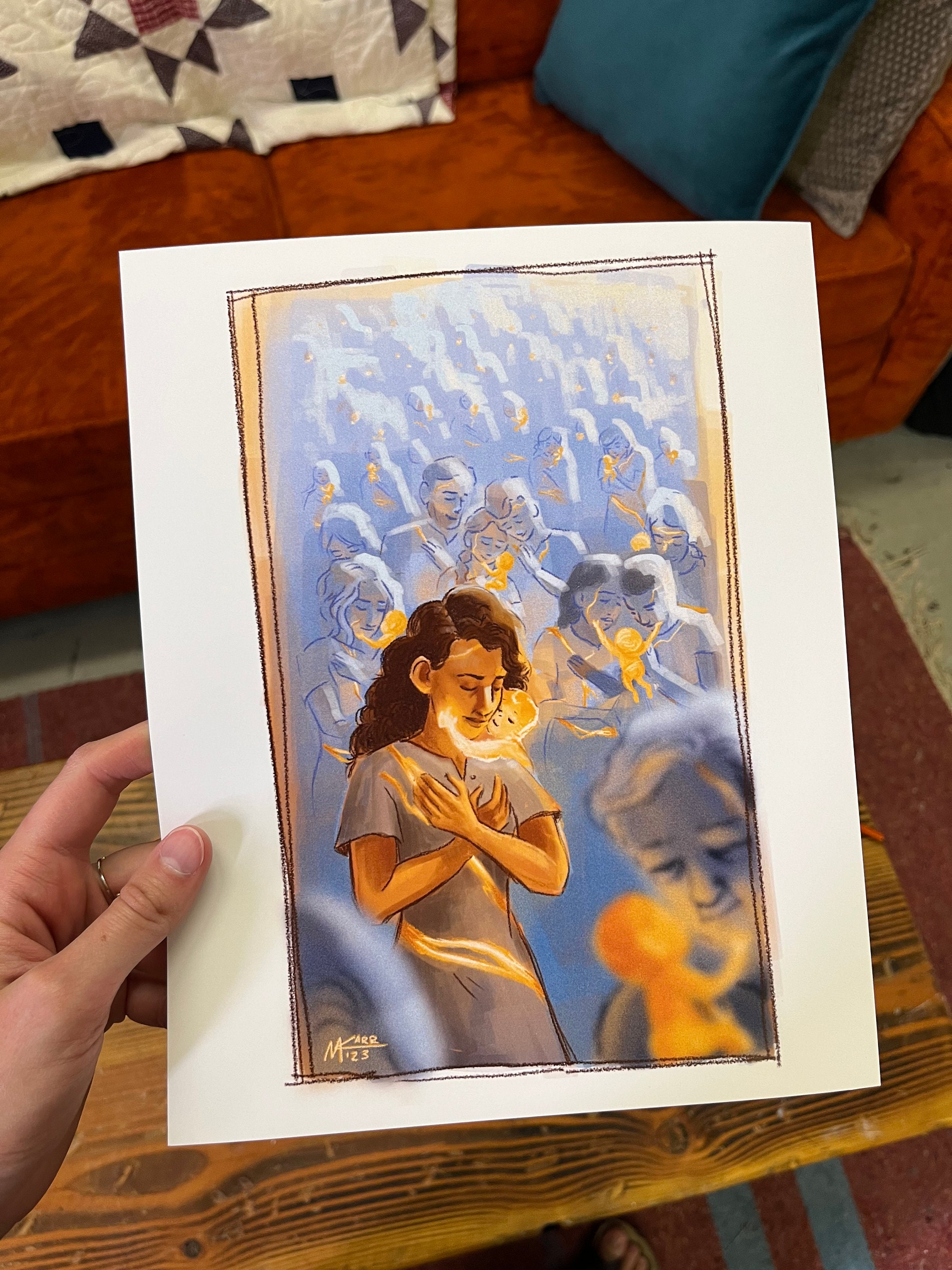 Infant Loss Healing Art Print | Miscarriage Gift | Post Abortion ...
