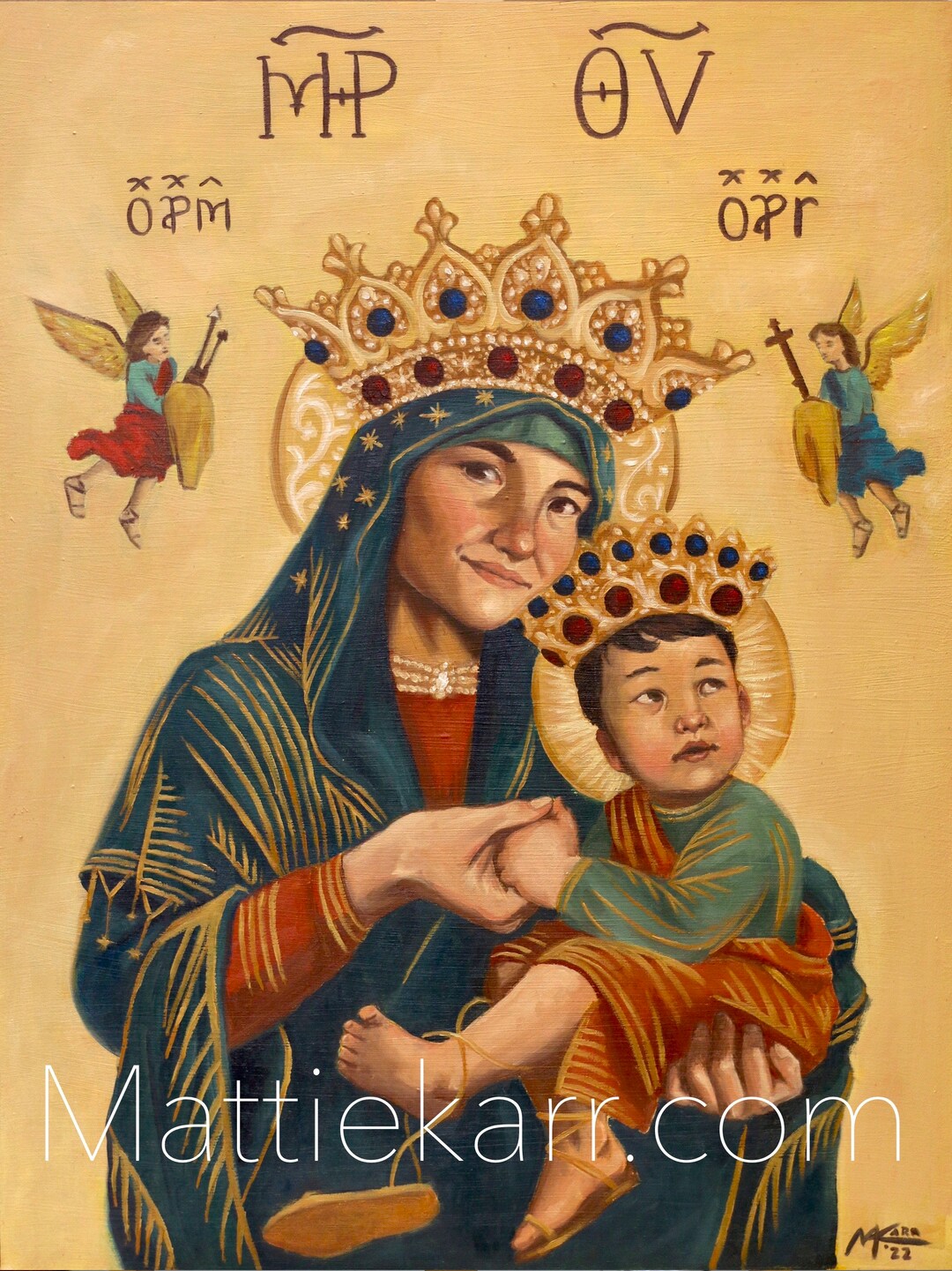 Our Lady of Perpetual Help Art Print | 3 Sizes | Catholic Art - Etsy