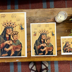Our Lady of Perpetual Help Art Print | 3 Sizes | Catholic Art - Etsy