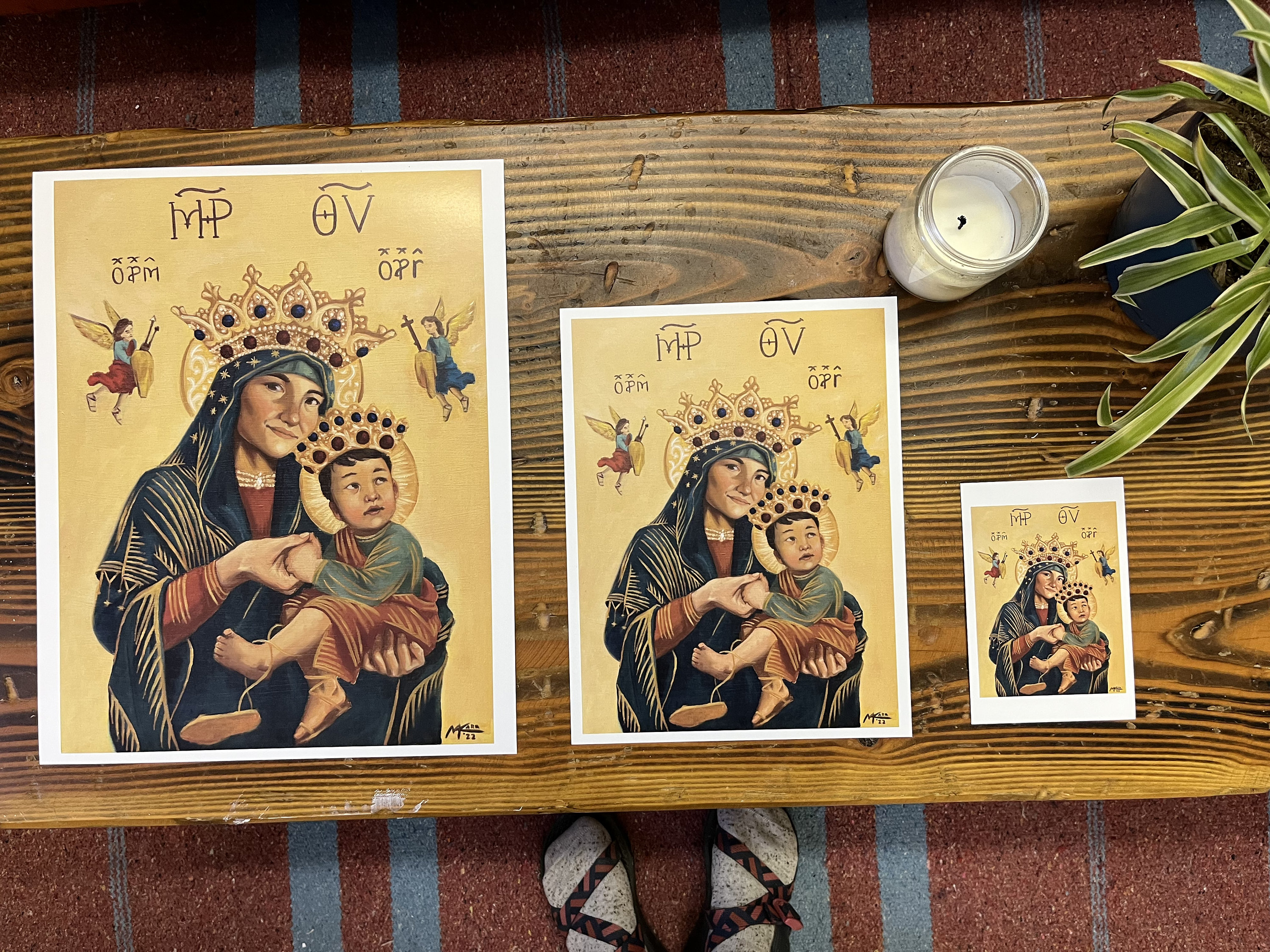 Our Lady of Perpetual Help Art Print | 3 Sizes | Catholic Art - Etsy