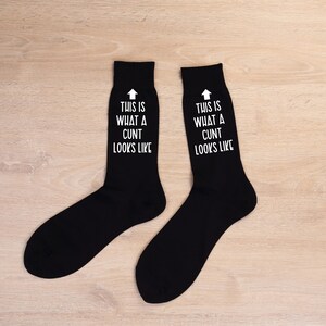 Funny Custom Text Socks - Unisex Novelty Gift - Etsy UK