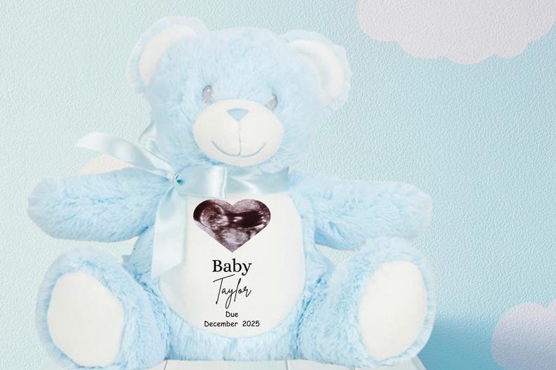 Personalised Ultrasound Scan Teddy Bear: Custom Baby Keepsake - Etsy