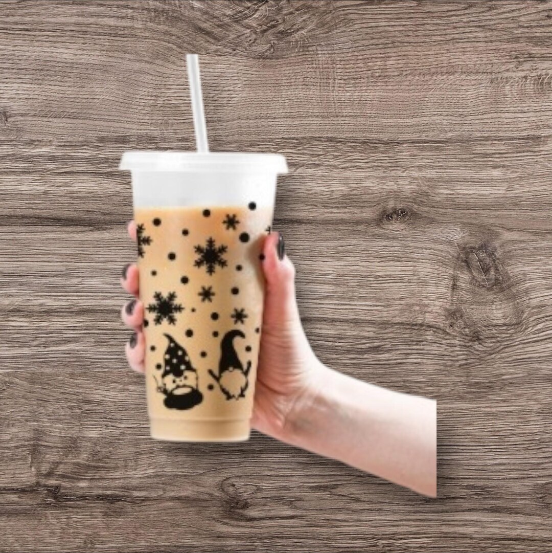 Christmas Gonk Cold Cup 24oz, Reusable Festive Cup, Holiday Drinking ...