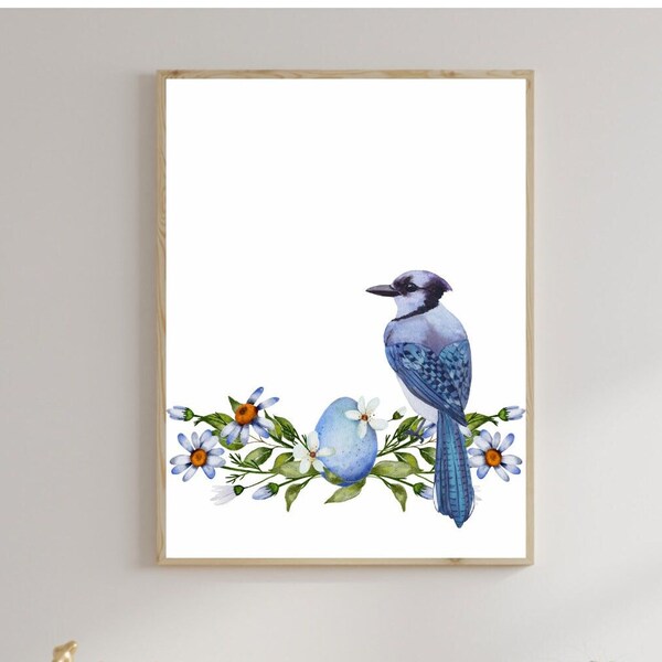 Blue Jay Print - Etsy