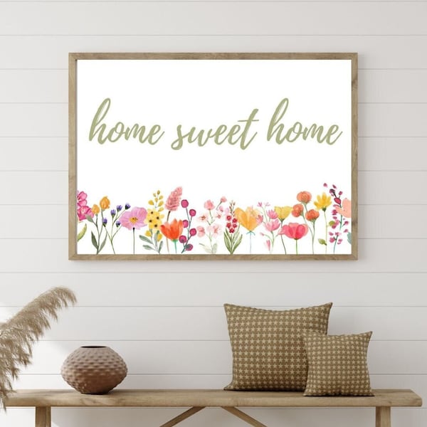 Home Sweet Home Print - Etsy