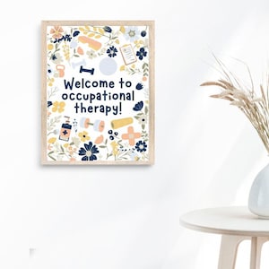 Occupational Therapy Print, Occupational Therapy Wall Art, Occupational ...