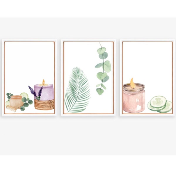 Spa Wall Art - Etsy