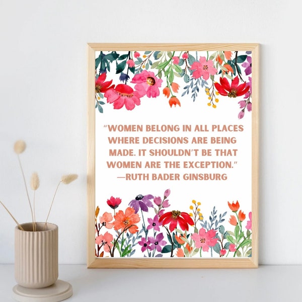 Rbg Quote Art - Etsy