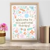 Occupational Therapy Poster Bundle, Set of 6, Occupational Therapy ...