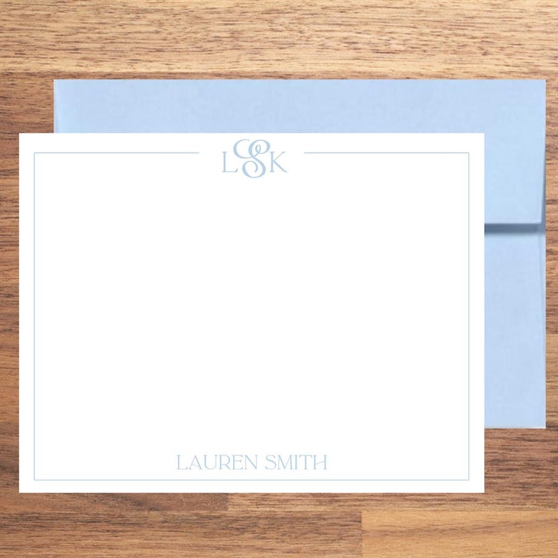 Flat Letter Stationary - Etsy UK