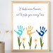 Handprint Fathers Day Gift Diy, Handprint Dad Birthday Gift, Handprint ...