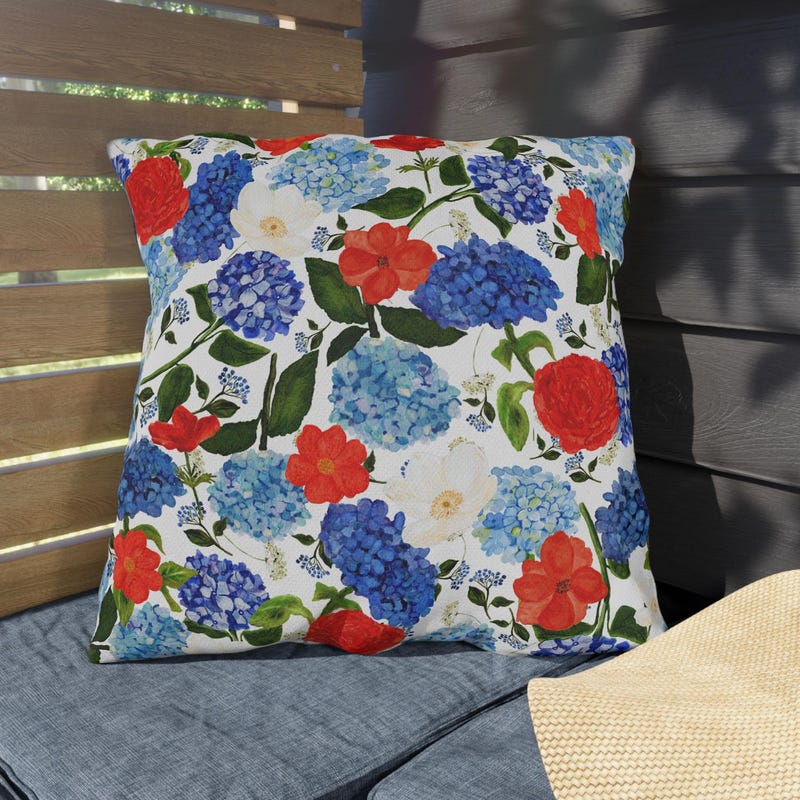 Patriotic Patio Pillow - Etsy