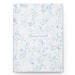 Customized Light Blue Floral Journal, Personalized Blue Flower Notebook ...