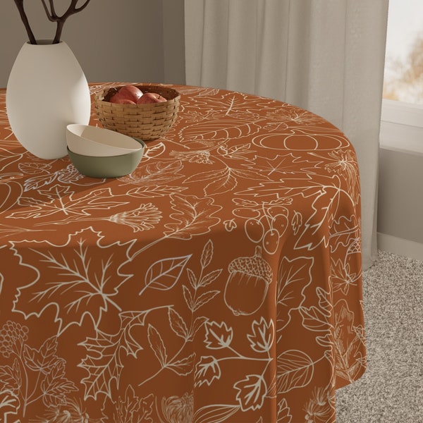 Fall Tablecloth - Etsy