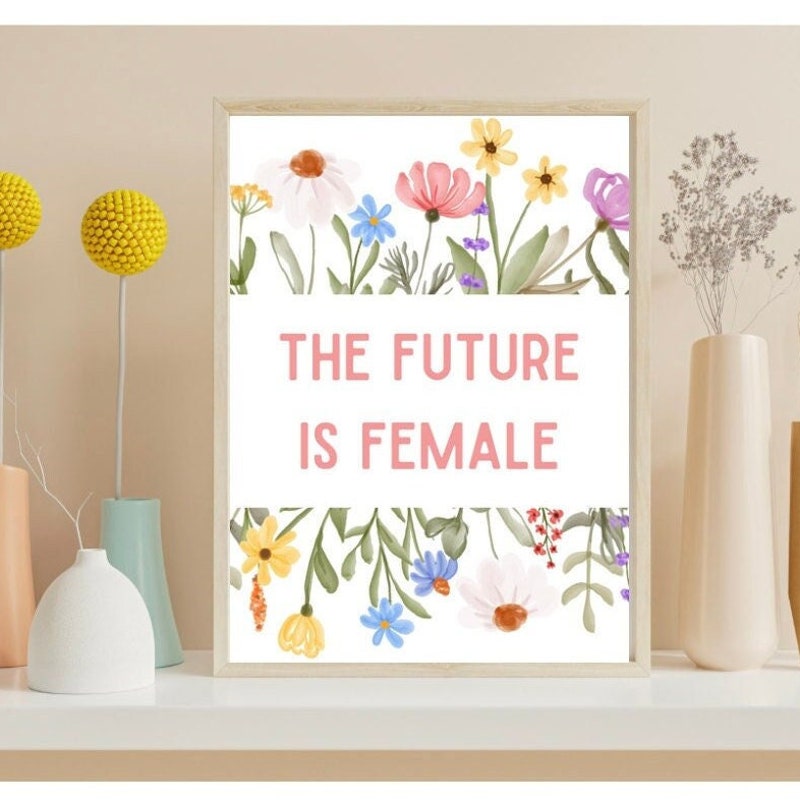 Female Poster - Etsy