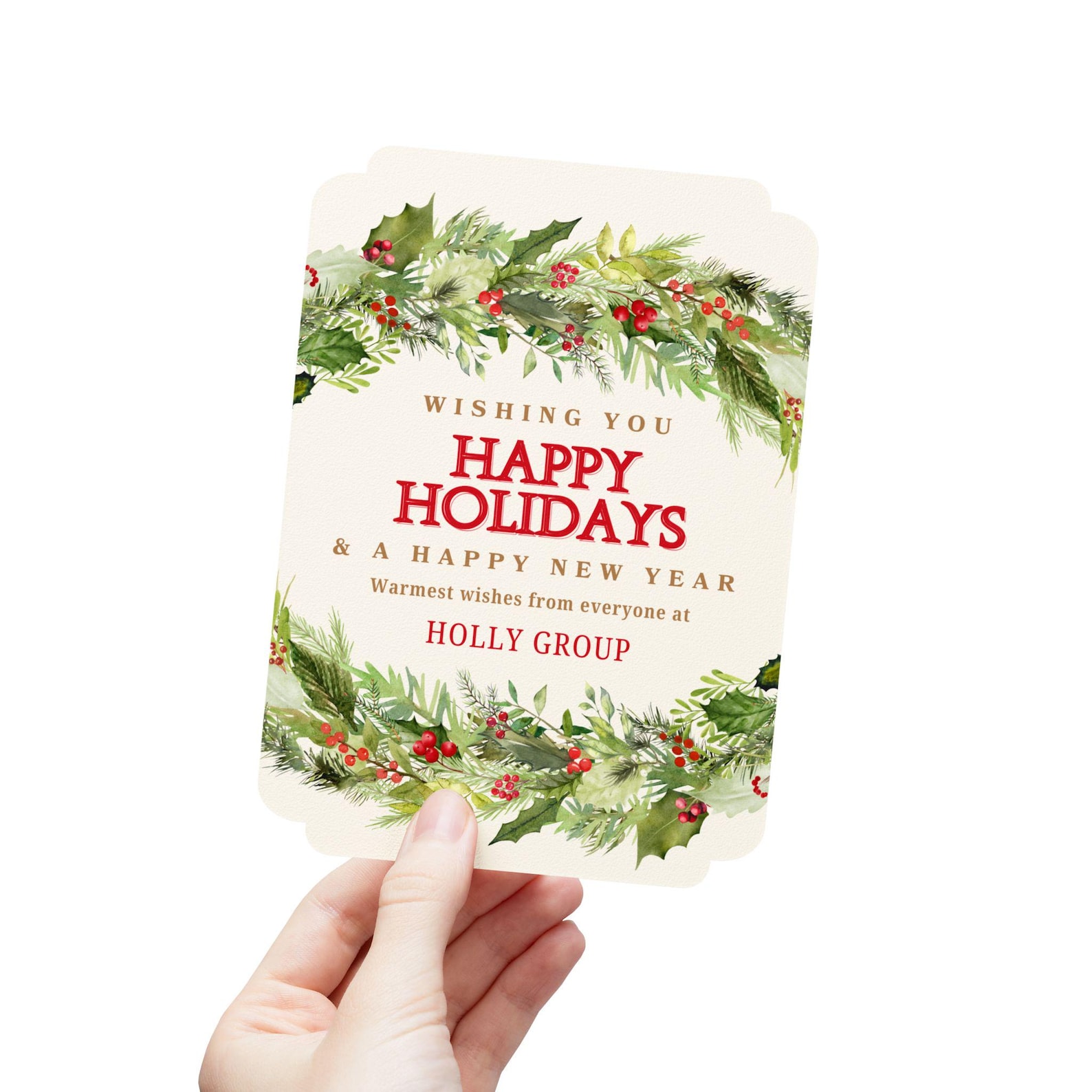 Business Christmas Cards Corporate Holiday Postcards Notecards for ...