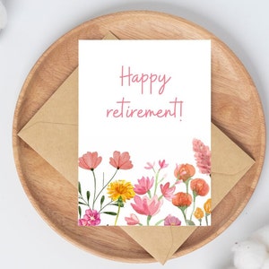 Retirement Cards, Card for Retirement, Retirement Card for Women ...