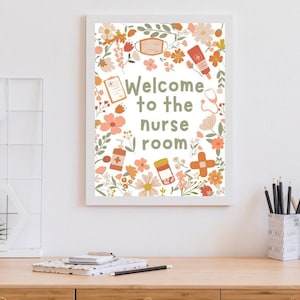 Nurse Office Decor Nurse Door Sign School Nurse Office Sign Nurse ...