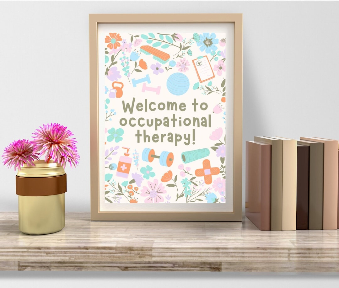 Occupational Therapy Print, Occupational Therapy Wall Art, Occupational ...