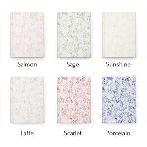 Customized Light Blue Floral Journal, Personalized Blue Flower Notebook ...