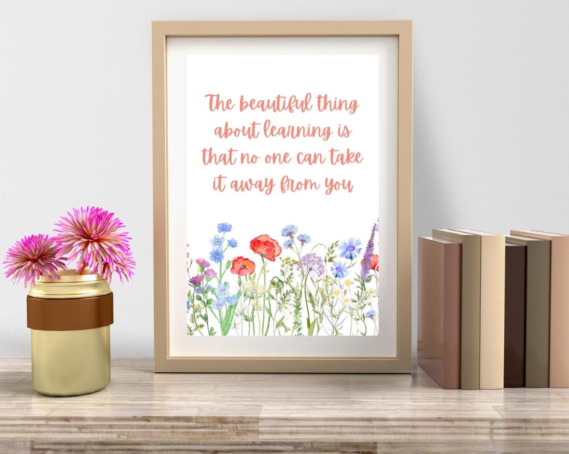 Beautiful Thing About Learning is No One Can Take It Away From You ...