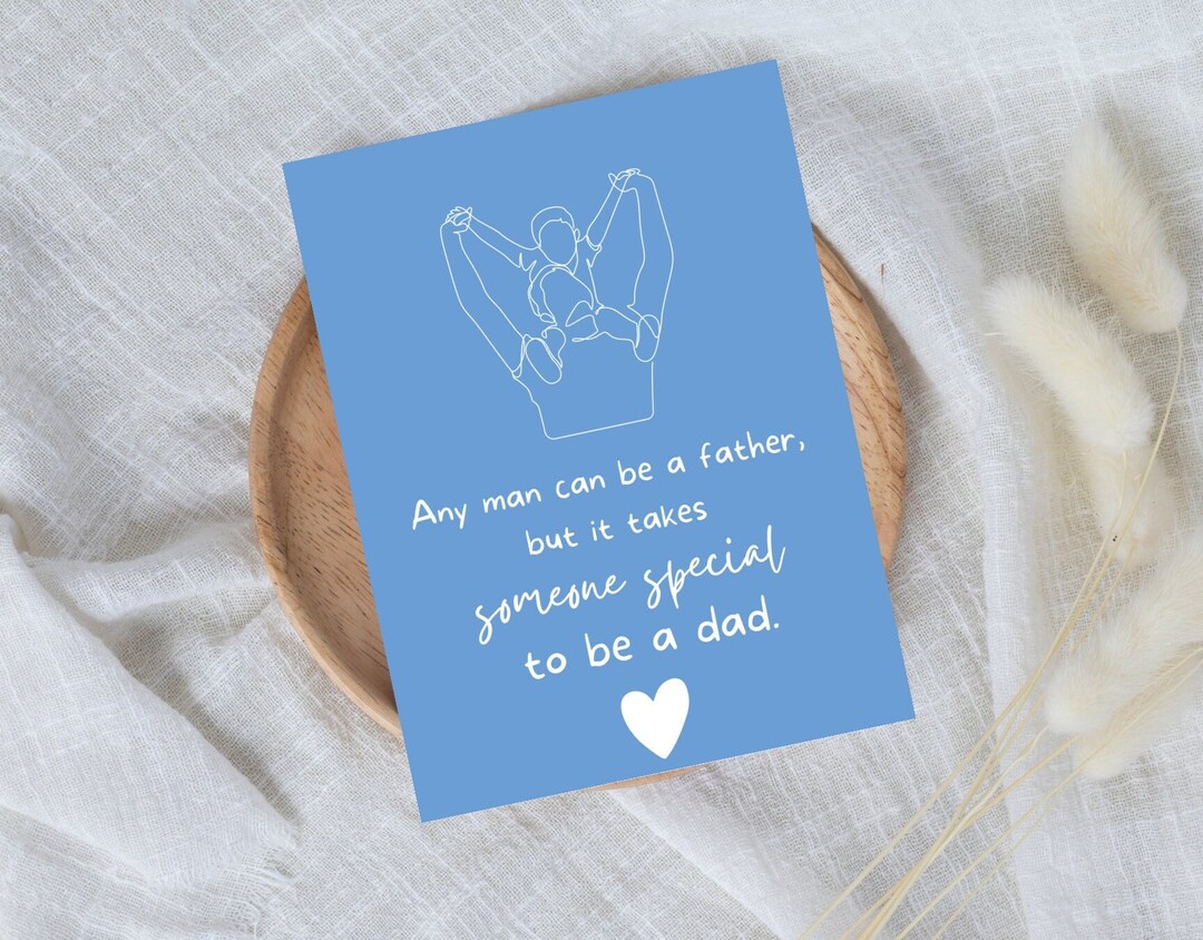 Dad Birthday Card, Father’s Day Card, Card for Dad, Sentimental Dad ...