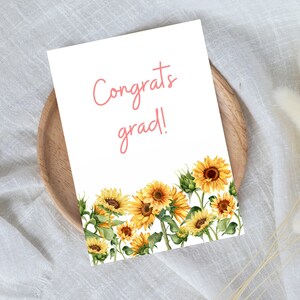 Graduation Card, Simple Graduation Cards, Minimalistic Grad Card ...