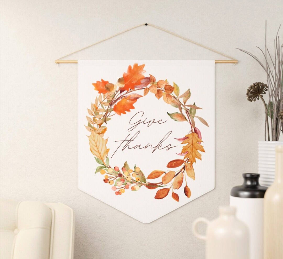 Thanksgiving Decor, Give Thanks Sign, Thanksgiving Decorations, Fall ...