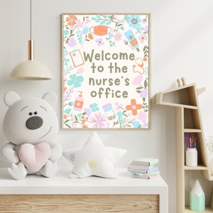 Nurse Office Decor Nurse Door Sign School Nurse Office Sign Nurse ...