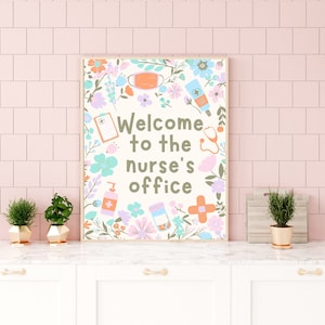 Nurse Office Decor Nurse Door Sign School Nurse Office Sign Nurse ...