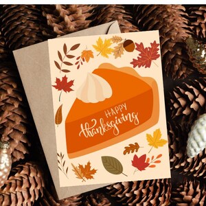 Thanksgiving Cards, Happy Thanksgiving Card Pack, Set of Thanksgiving ...