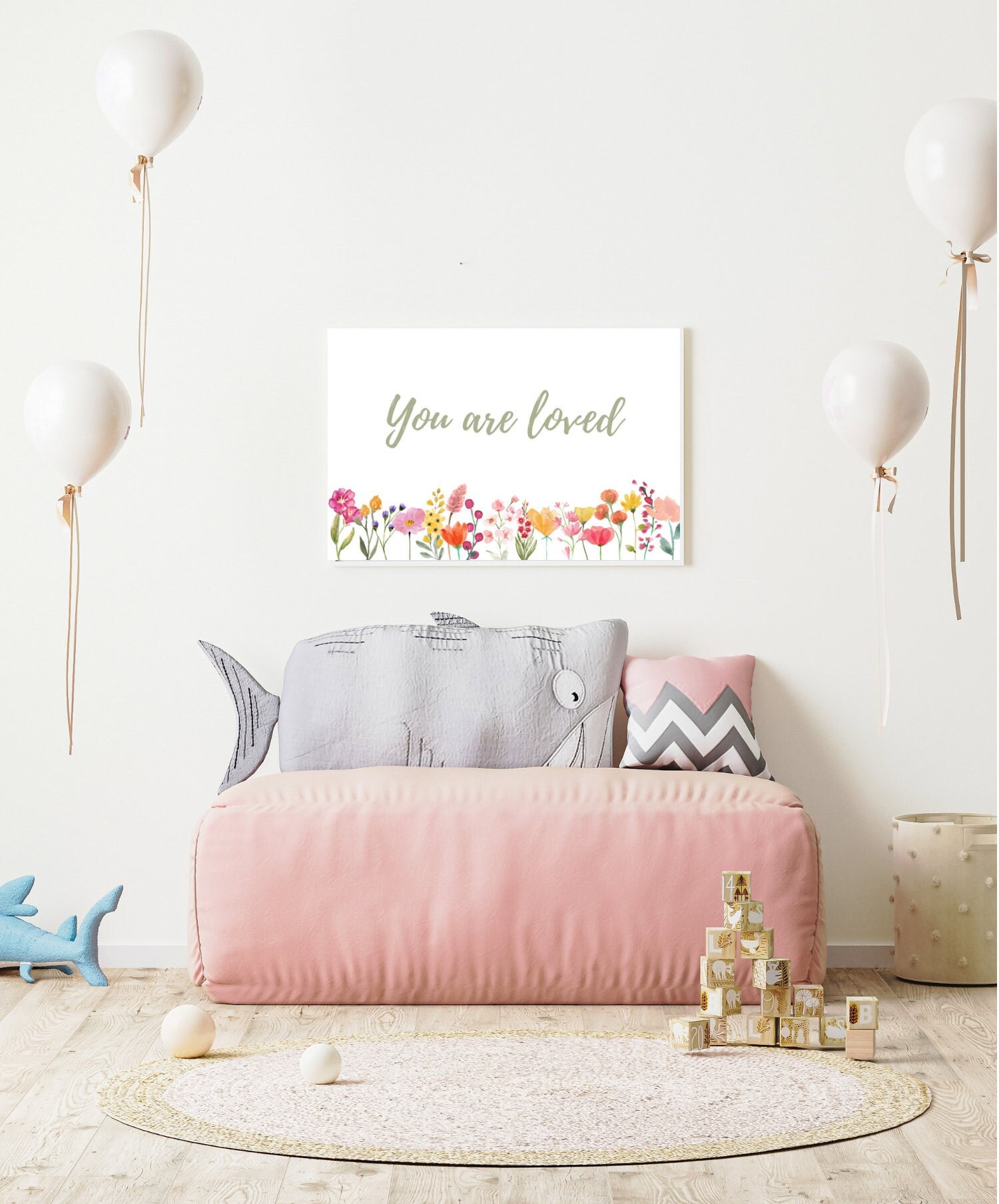You Are Loved Wall Art Affirmation Encouragement Therapist - Etsy