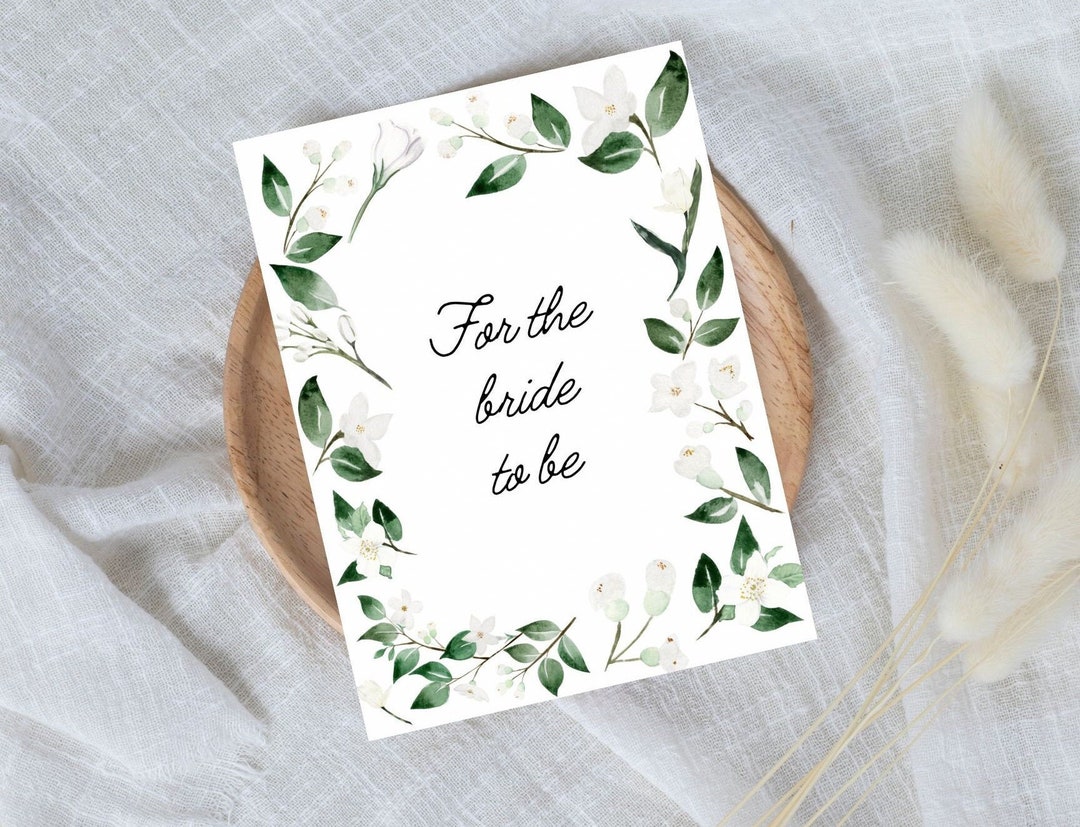 Wedding Card, Bride Card, Card for Bride, for the Bride to Be Card, to ...
