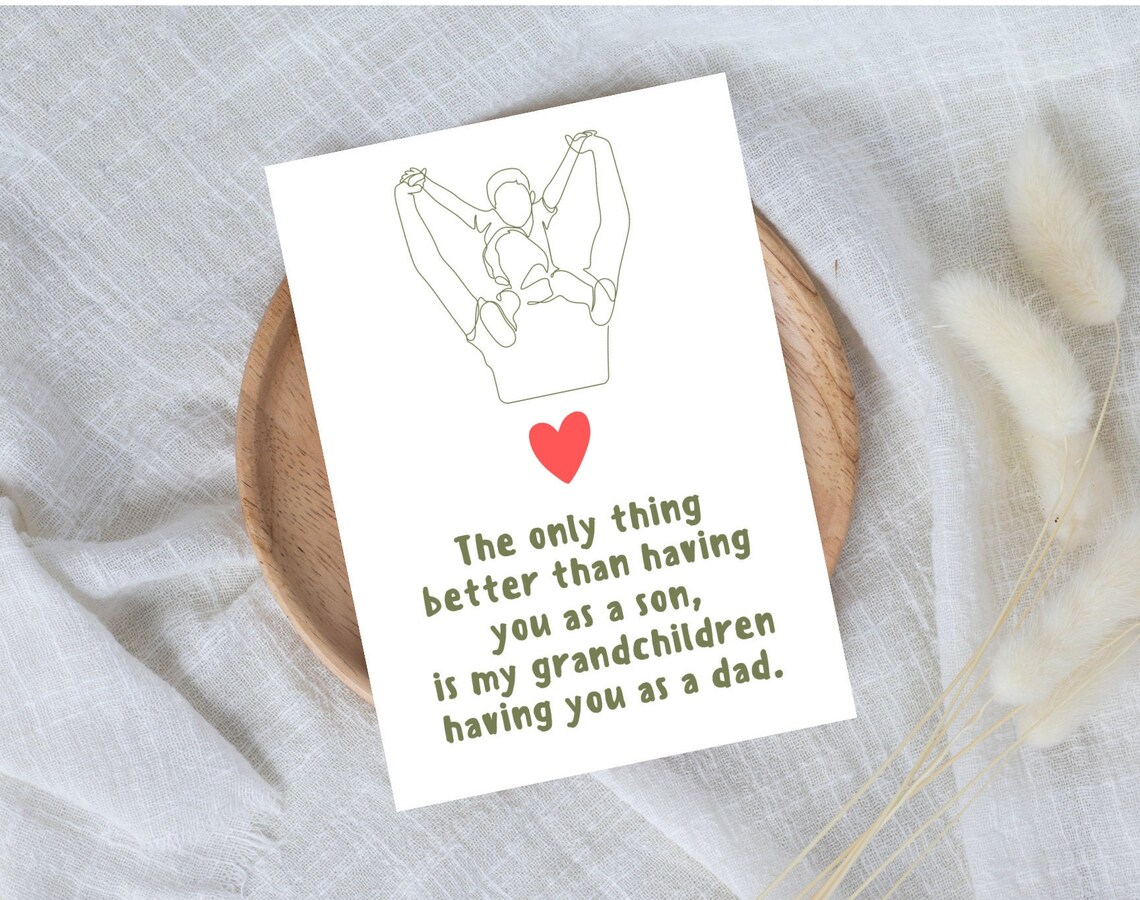 Fathers Day Card for Son Fathers Day Card From Mom Son - Etsy