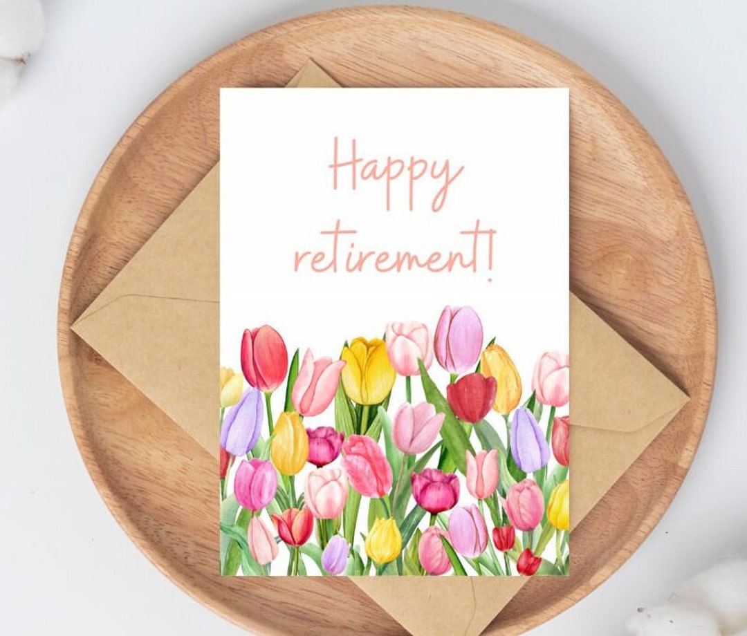 Retirement Cards, Card for Retirement, Retirement Card for Women ...