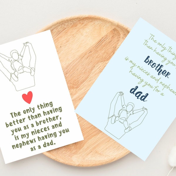 Brother Funny Fathers Day Card - Etsy