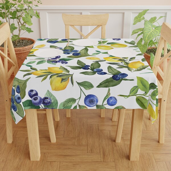 Lemon Tablecloth - Etsy