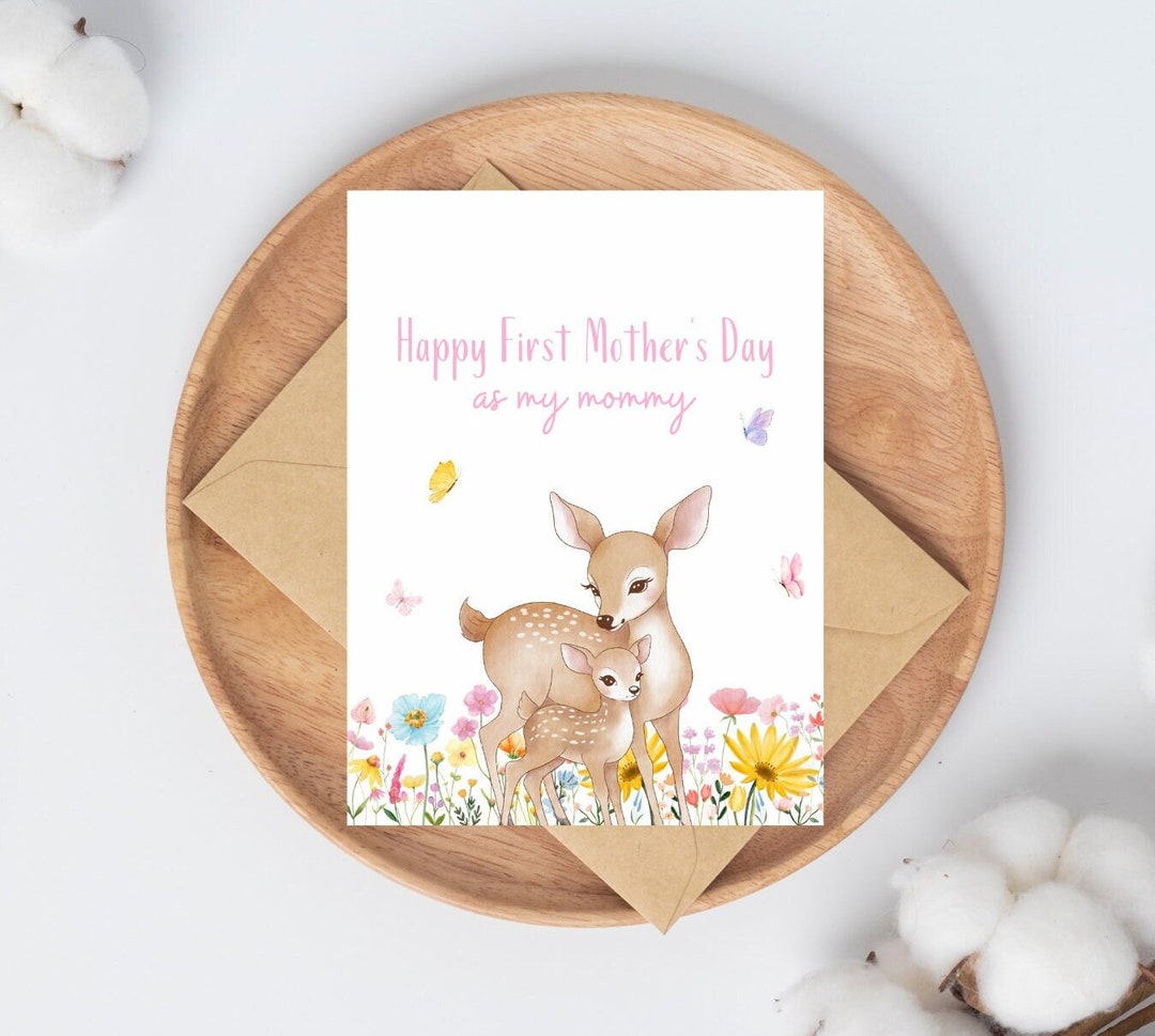 First Mother's Day Card, Mother's Day Card for First Time Mom, Happy ...