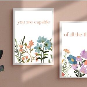 Affirmation Wall Art, Affirmation Prints, Encouragement Self Love Wall ...