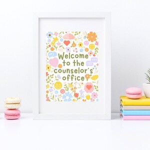 Counselors Office Decor Counselor Door Sign School Counselor Office ...