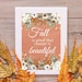 Fall is Proof That Change is Beautiful Print, Seasons Changing Quote ...